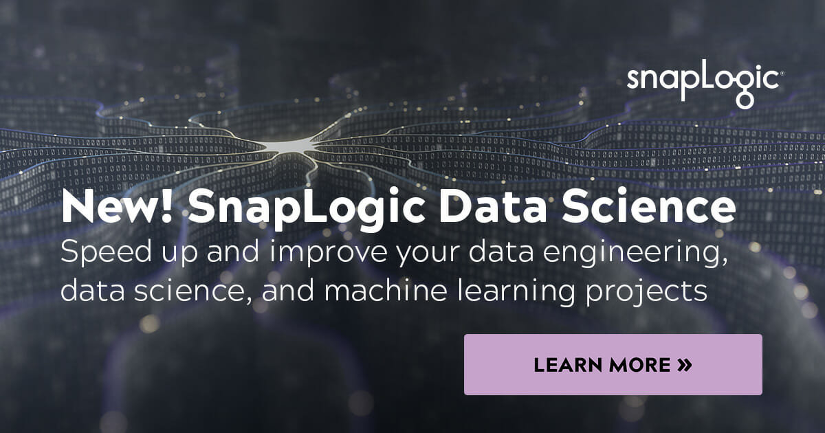 SnapLogic Introduces Self-Service Solution for End-to-End Machine ...