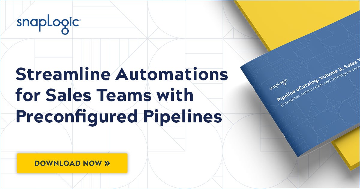 Pipeline eCatalog for Sales Teams | SnapLogic