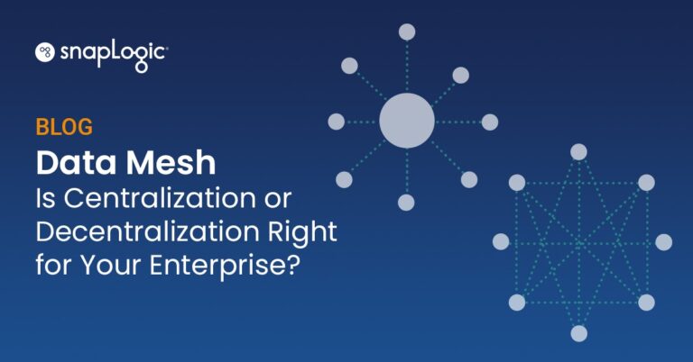 Data Mesh: Is Centralization or Decentralization Right for Your ...