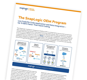 OEM Partnership Program | SnapLogic
