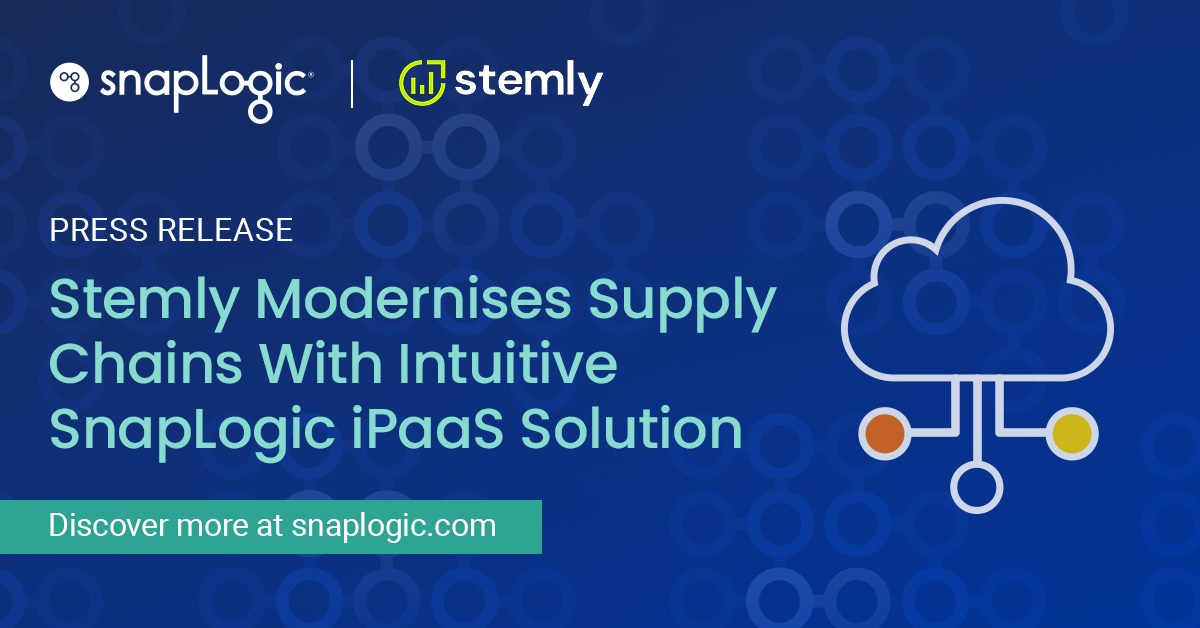 Stemly Modernises Supply Chains With Intuitive SnapLogic iPaaS Solution ...