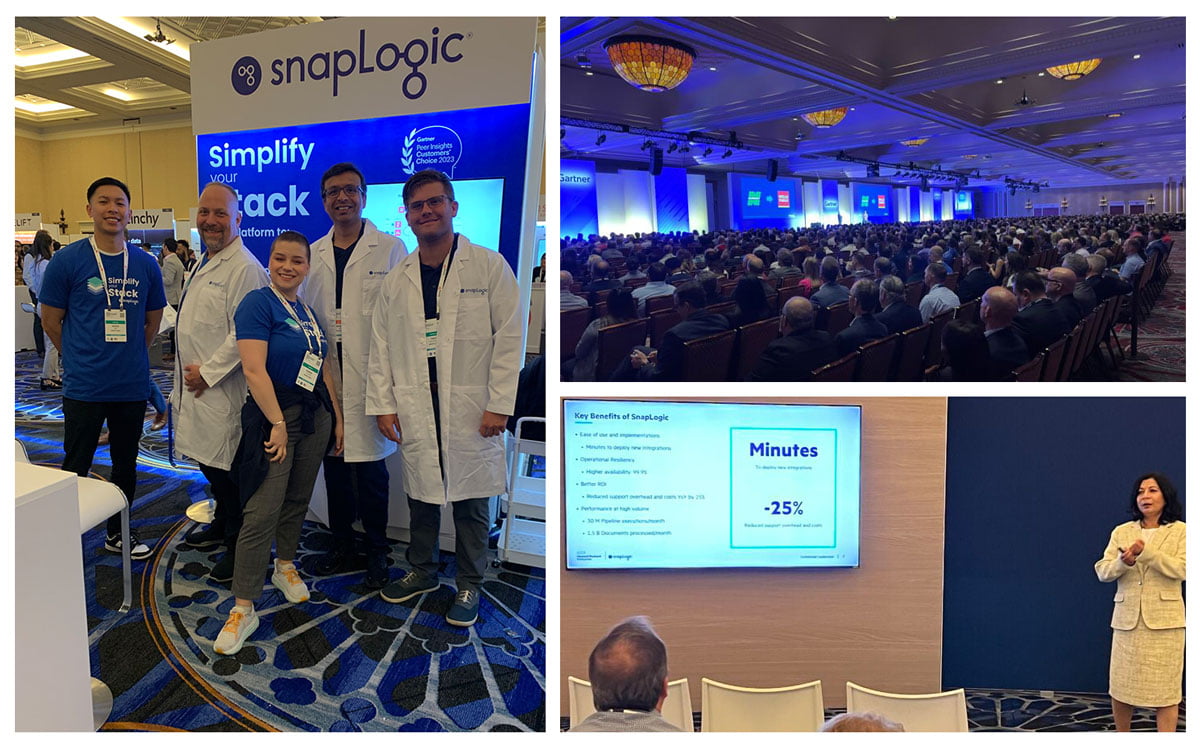 Récapitulatif du Gartner App Summit 2023 - SnapLogic