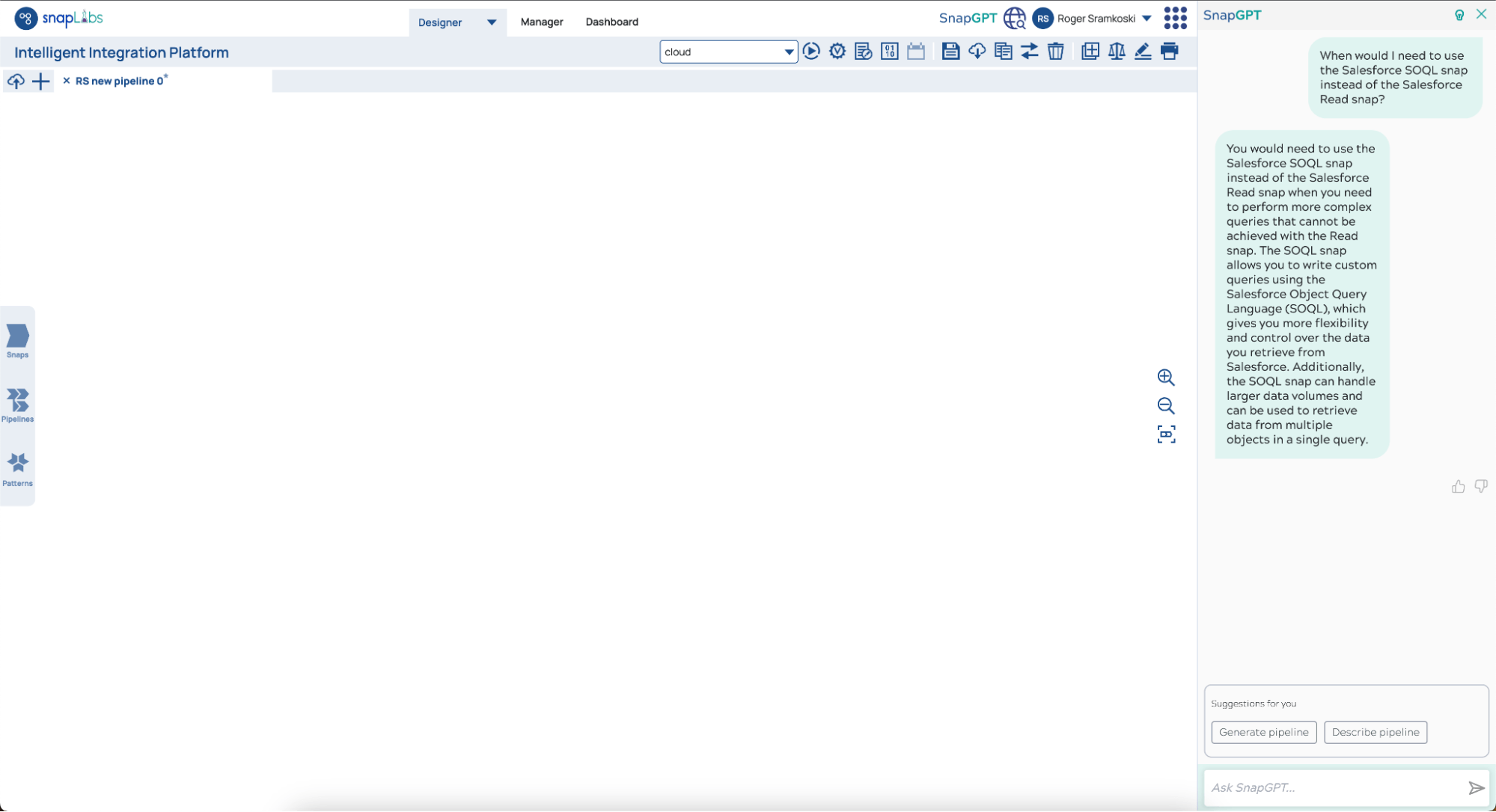 A Beginner’s Guide to Using SnapGPT | SnapLogic