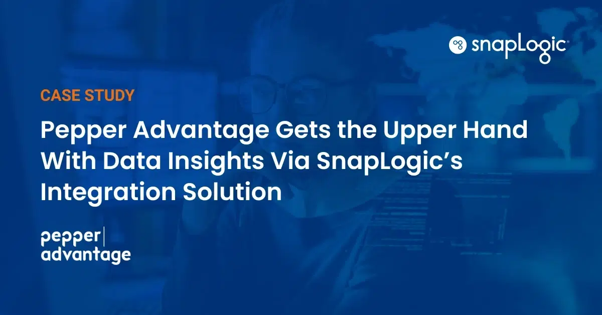 Pepper Advantage Improves Data Insights Using SnapLogic