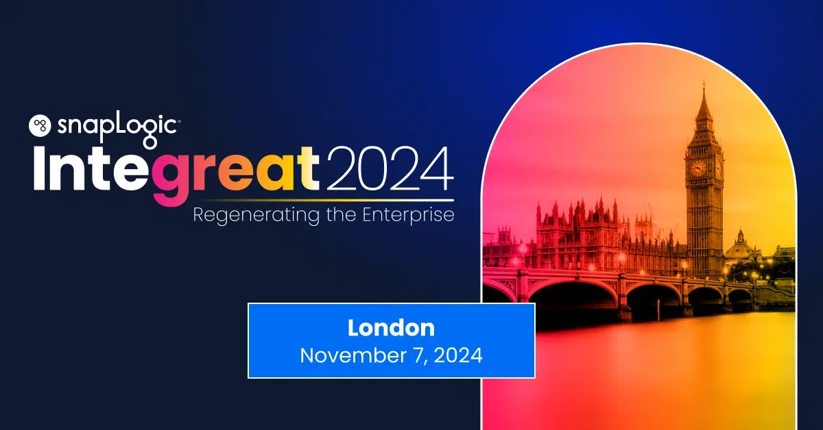 SnapLogic Integreat Tour 2024 | Register for London